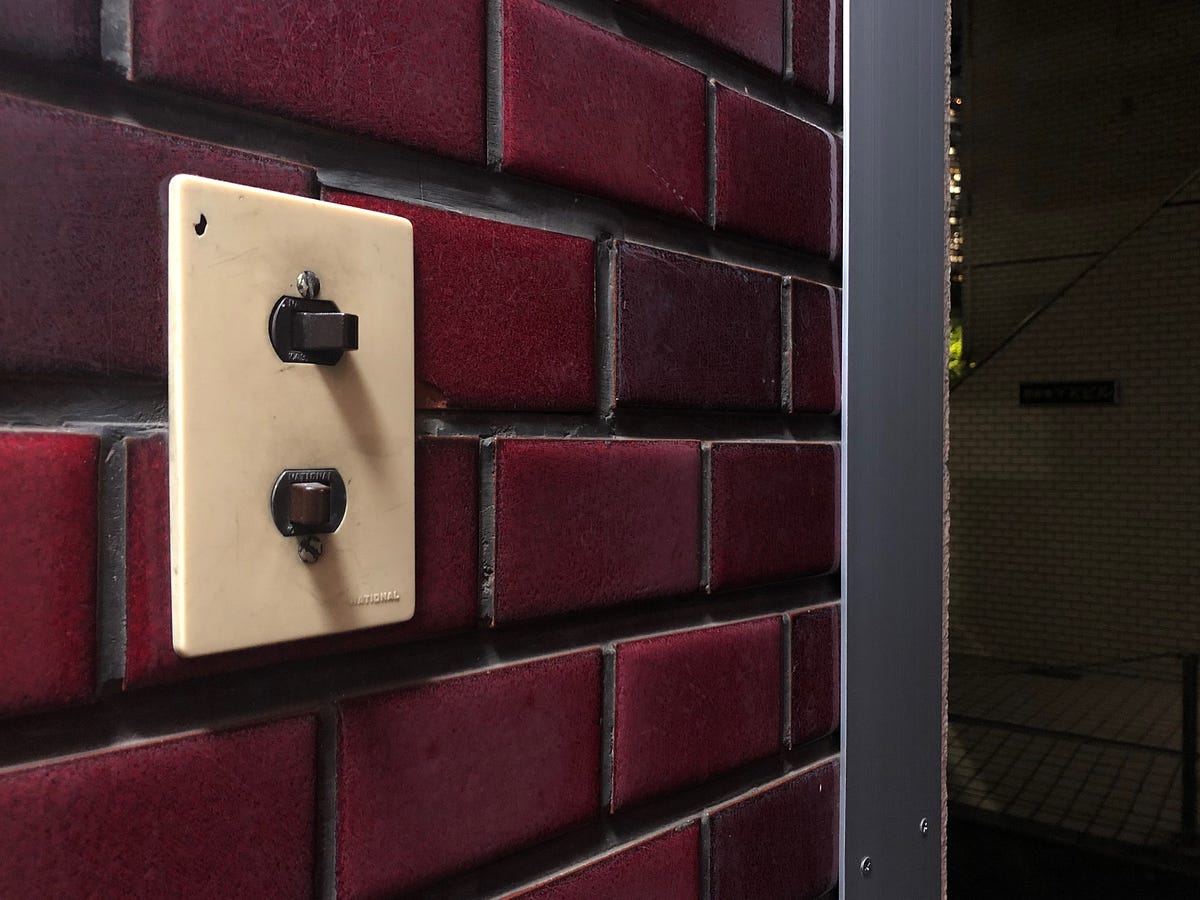 Let there be light switches. From dark living rooms to dark ecology ...