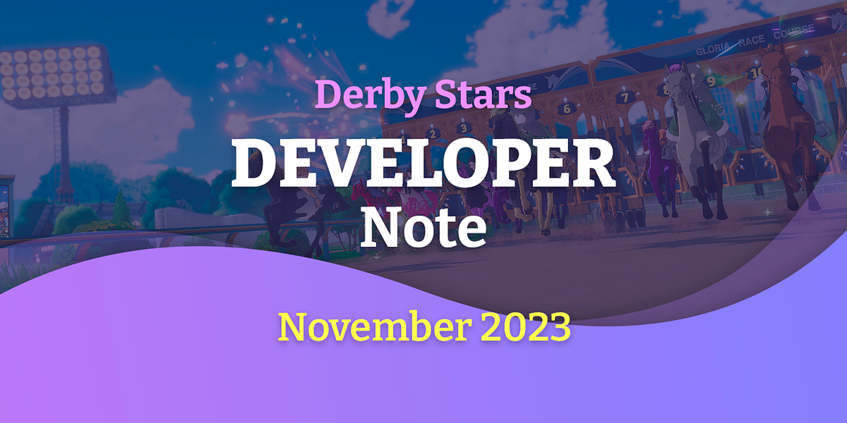 Derby Stars Dev note — November. GM Riders! Dev note is here | by Derby Stars | Medium