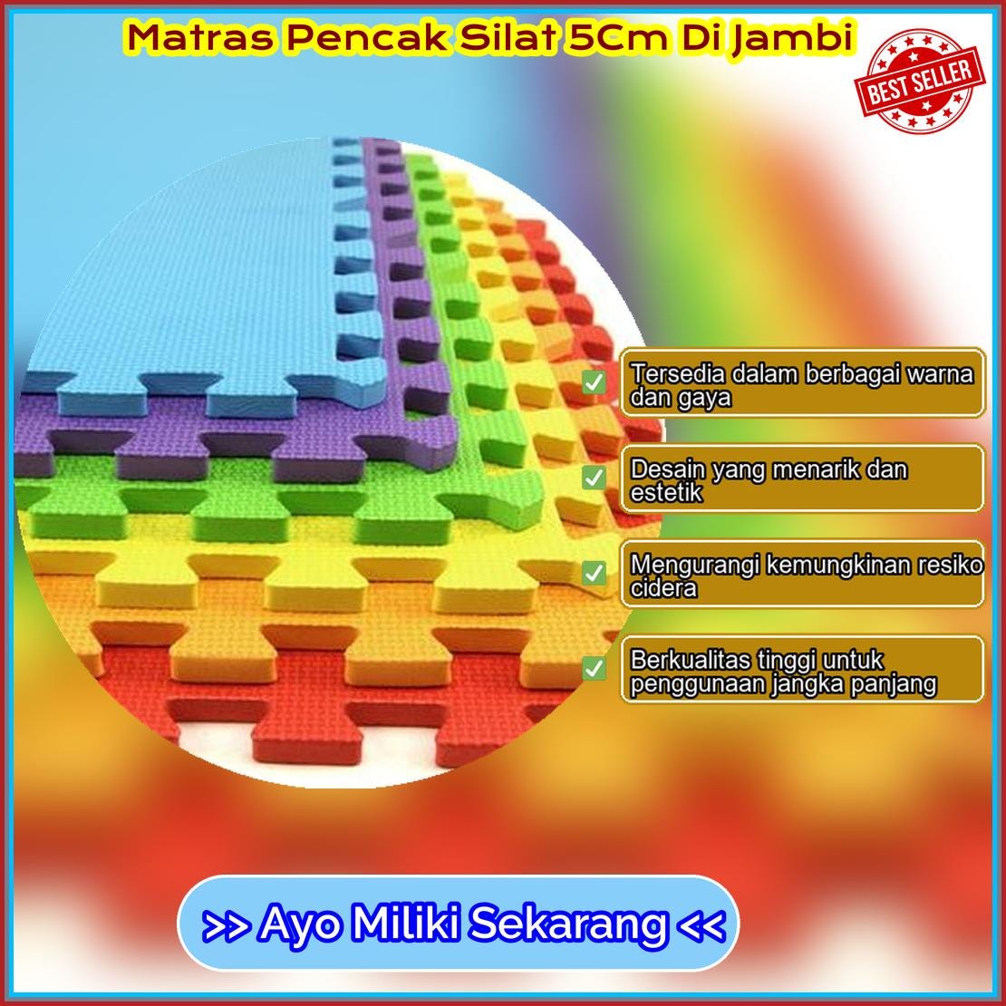 Matras Pencak Silat 5Cm Di Jambi - Tatami Matras - Medium