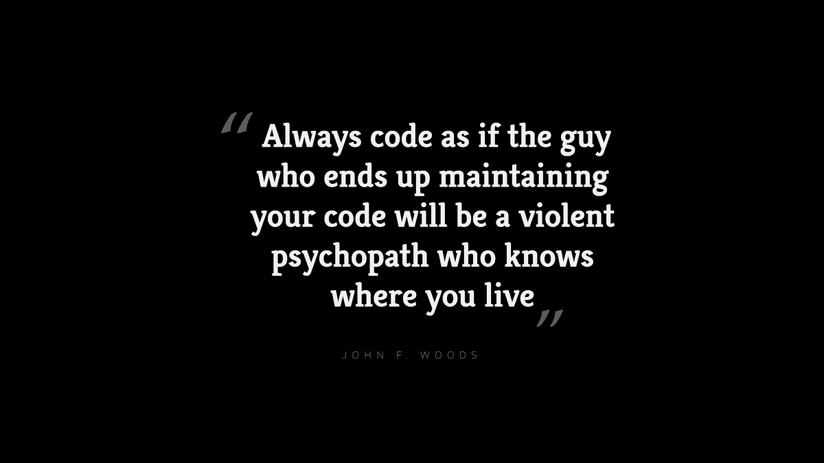 Code Maintainer Lives Matter. Hi! Sometimes we may find ourselves on ...