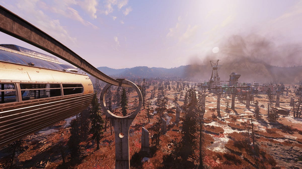The Monorail Elevator — Fallout 76 | by Ovata Acronicta | Medium