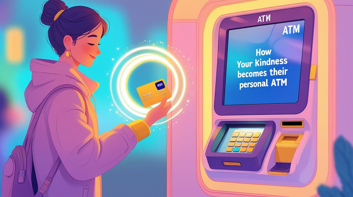 How Your Kindness Becomes Their Personal ATM | by Huzaifa Awan | Be ...