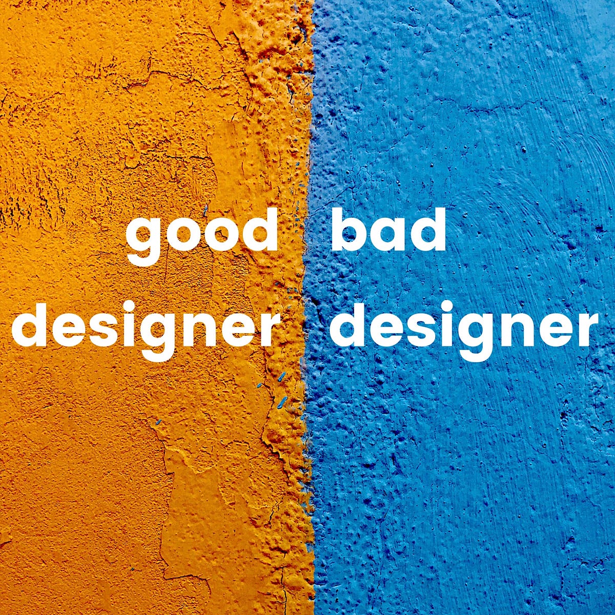 Good designer, Bad designer. How do you arrive at the smallest… | by ...