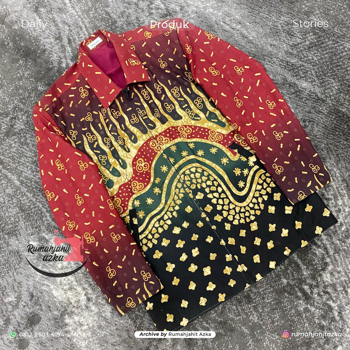Jasket Batik by Rumah Jahit Azka - Rumah Jahit Azka - Medium