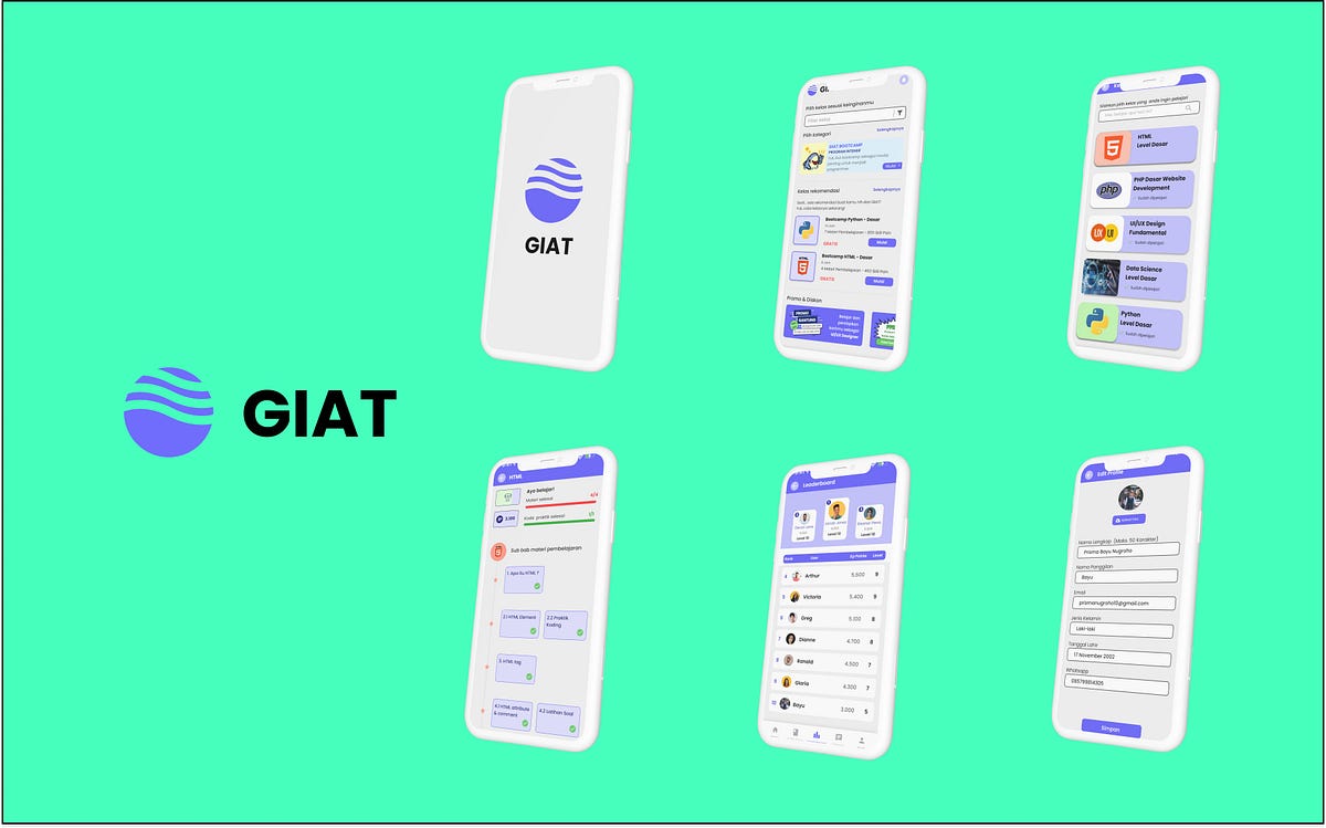 Studi Kasus UX : Aplikasi GIAT — Gali Ilmu Andalan Terkini | by Akas ...