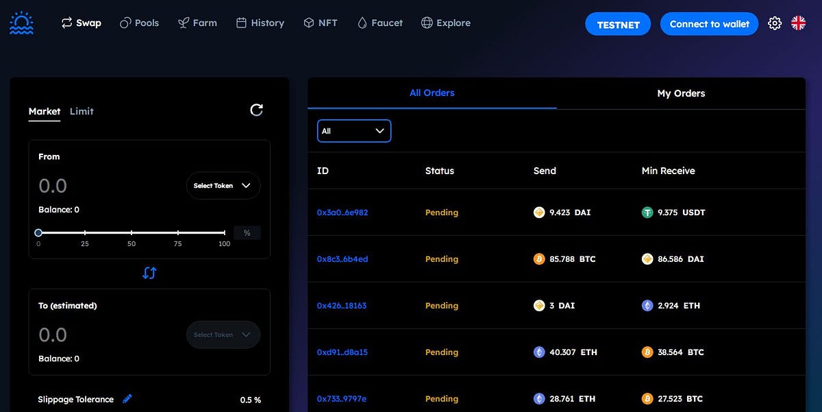 How to use Bayswap DEX in Sui Blockchain | by Manmohan Bisht | Medium