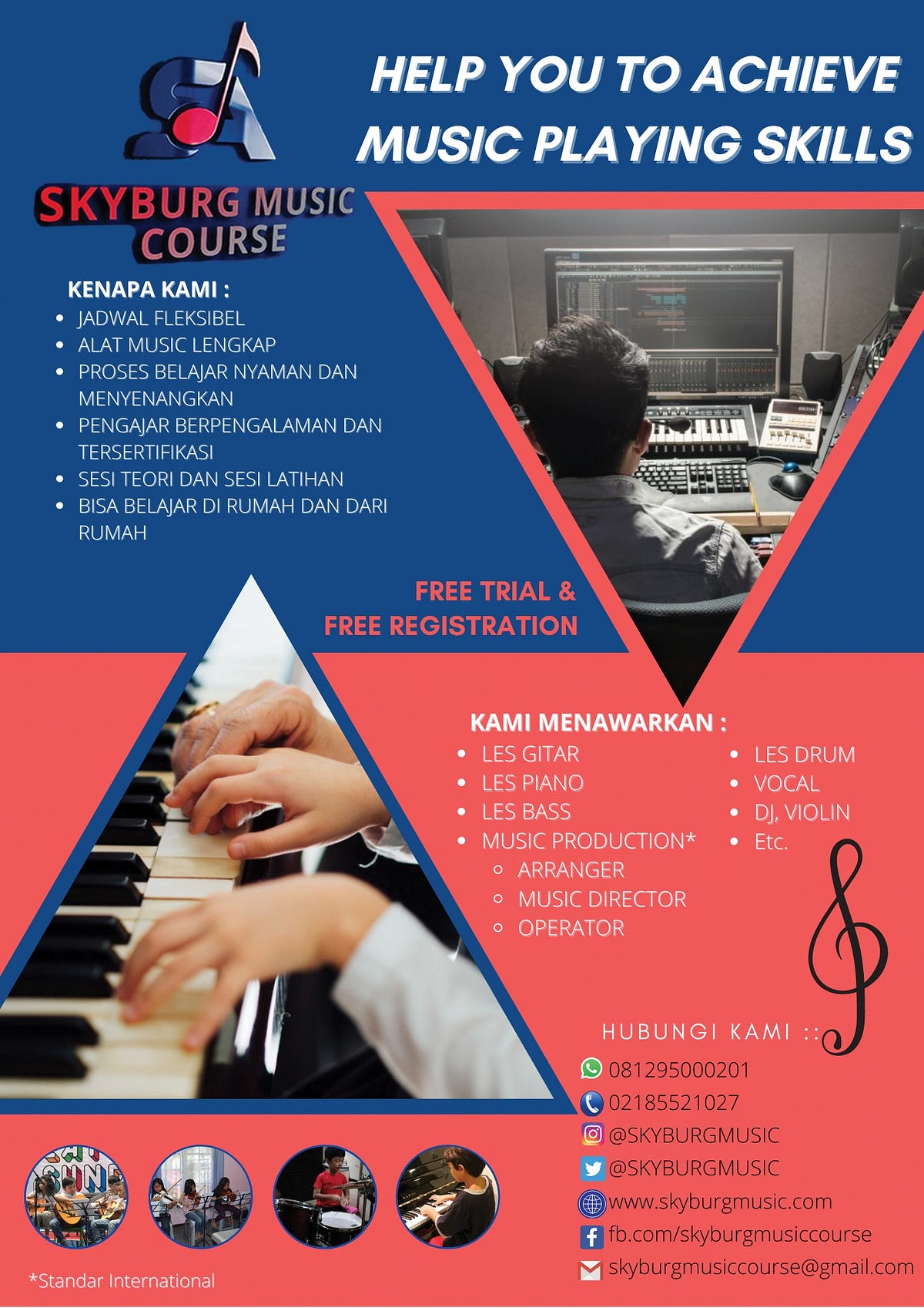 Kursus dan Les Private sekolah musik untuk Jabodetabek dan sekitarnya ...