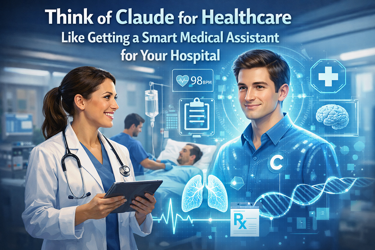 Think of Claude for Healthcare Like Getting a Smart Medical Assistant ...