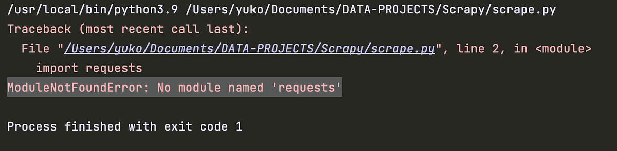 Lesson 4 : Scrapy, import requests - Theexplorer.MDTT - Medium