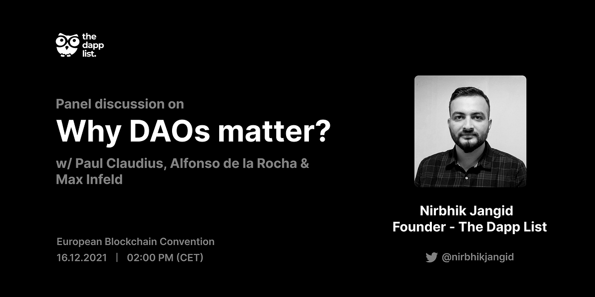 Are you still discovering 'Why DAOs Matter?' 🤔 - Em WilliamsBee - Medium