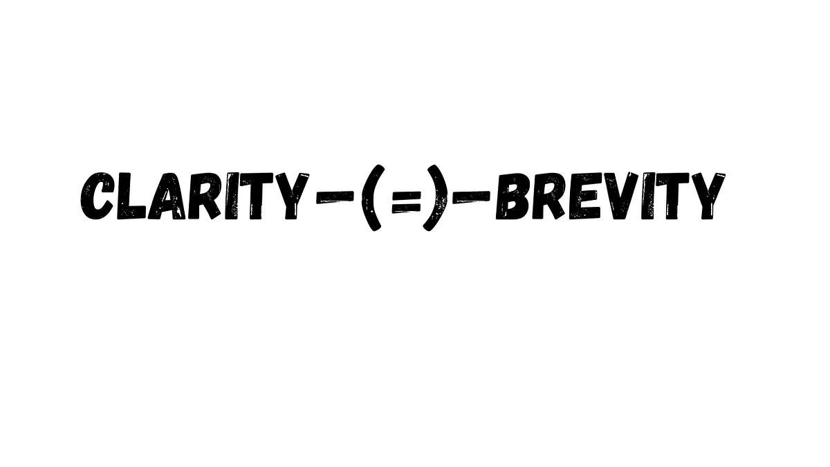 3 of 77- Clarity — | — Brevity in Content Design | by Natasha Jafari | Medium