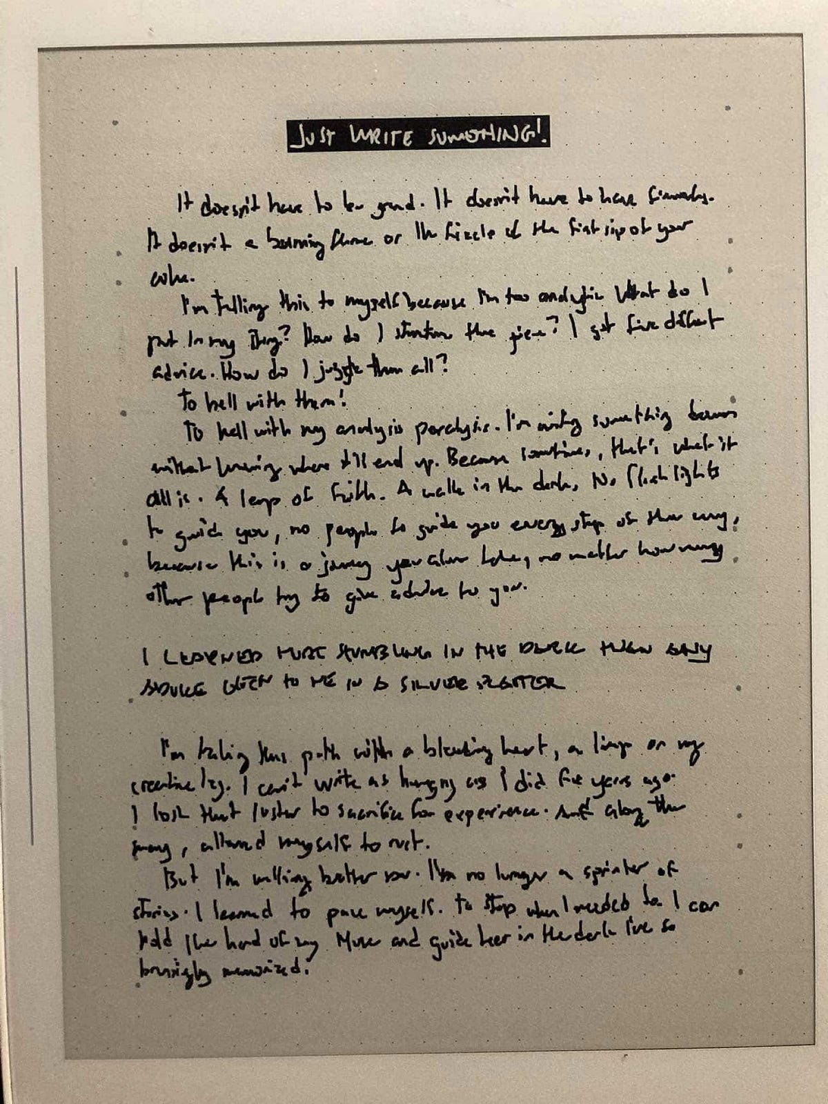 Write Something And Burn With It! | by Joshua Blanco | Dec, 2024 | Medium