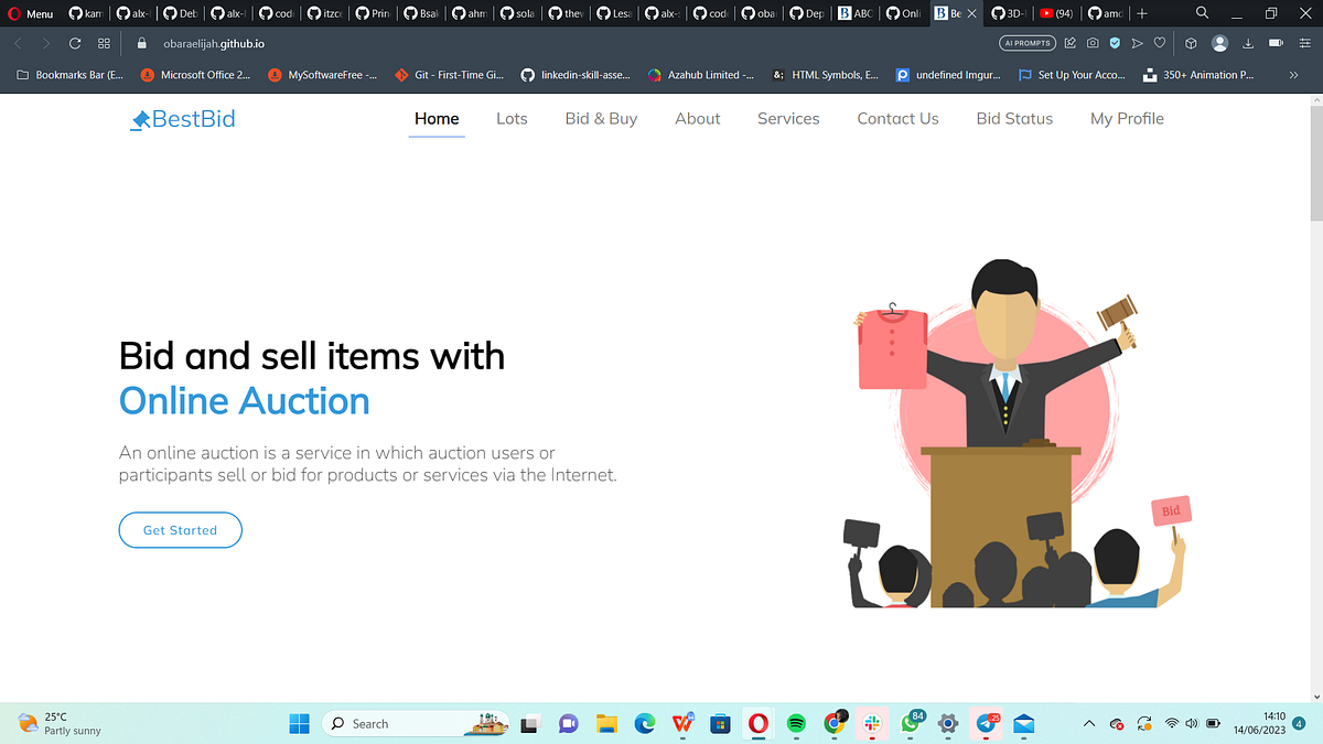 The purpose of my project, an online auction platform, is to provide a ...