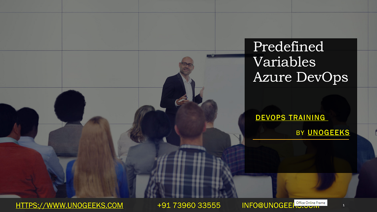 Predefined Variables Azure DevOps | by Vijayunogeeks | Medium