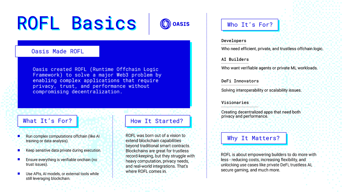 Beyond the Blockchain Limits: Why Oasis ROFL is a Game-Changer for ...