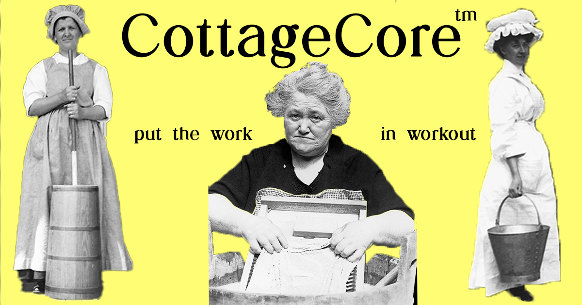 Try the CottageCore Workout. The 19th century secret to washboard… | by ...