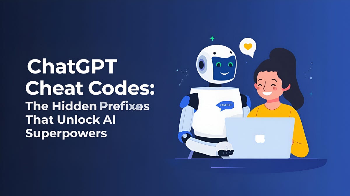 🤖 ChatGPT Cheat Codes: The Hidden Prefixes That Unlock AI Superpowers 💥 | by Dipak Pawar | Oct ...