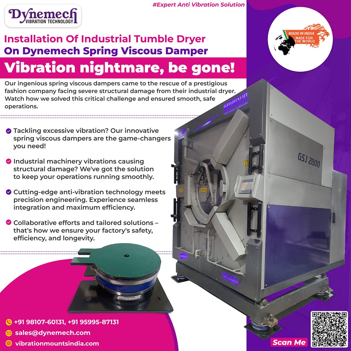 🔧 Implementing an Innovative Anti-Vibration Solution to Mitigate Structural Damage at an Indian ...