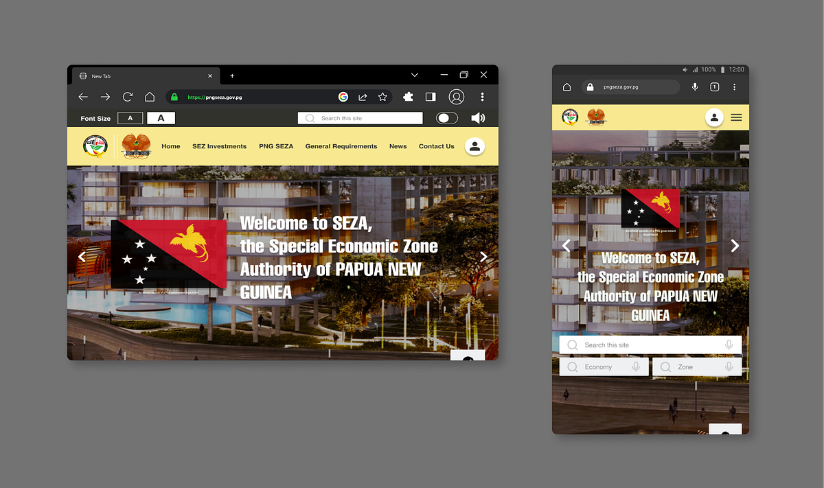 Brainquest Internship — SEZA PNG website redesign | by Riyanka | Oct ...