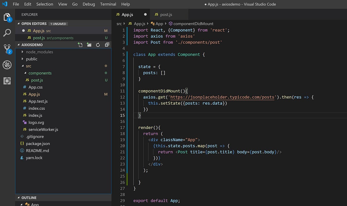 React and Axios. Making api / http requests is something… | by George ...