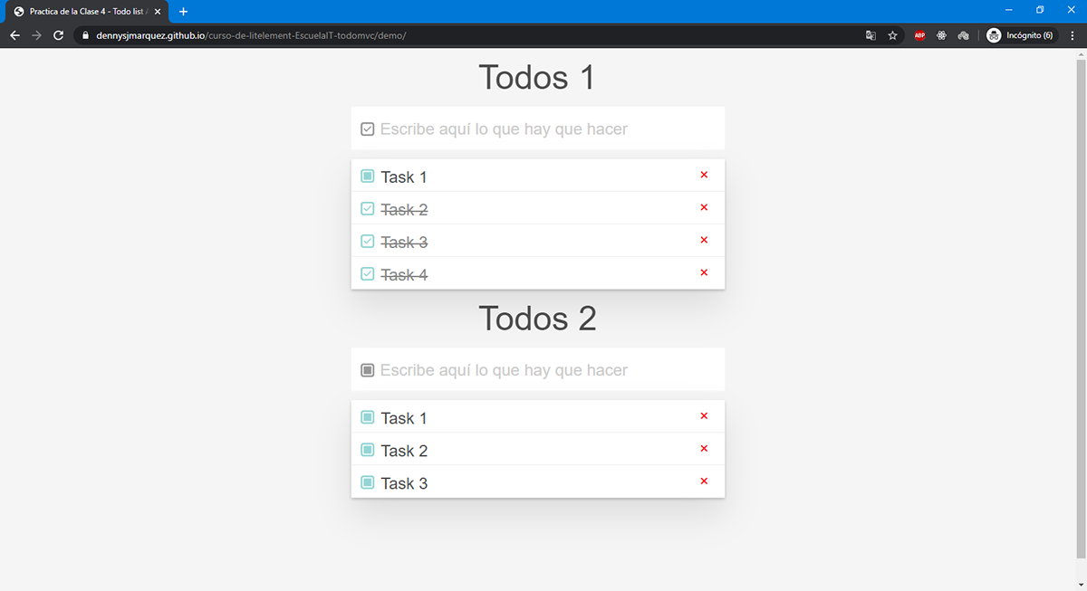 Web Components con LitElement -Todo List - Dennys J Marquez - Medium