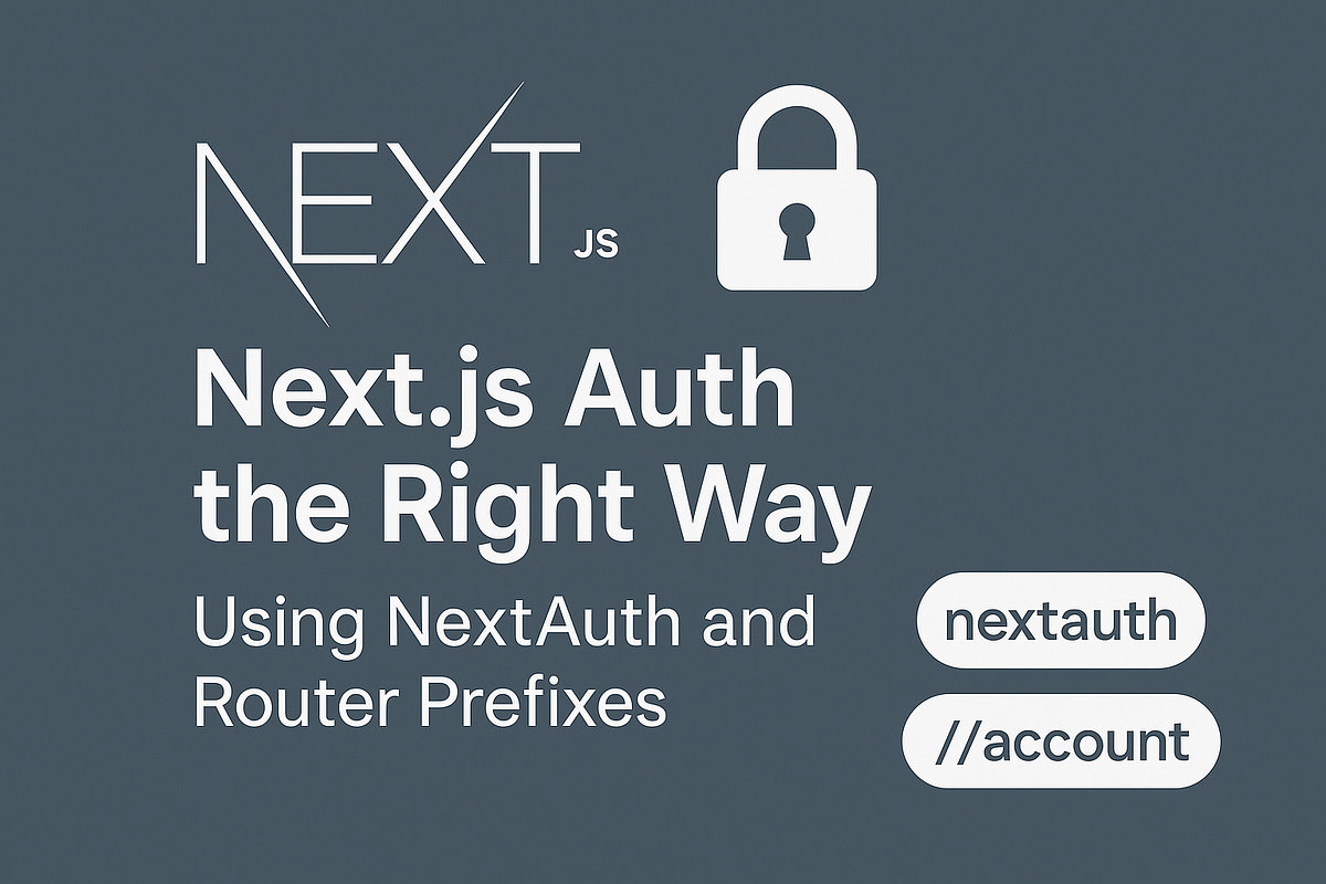 Next.js Auth the Right Way: A Guide to NextAuth, Router Prefixes & Secure User Routing | by ...