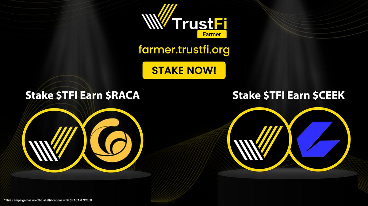 Superstar Metaverse Farm Pools: Stake $TFI to Earn $CEEK and $RACA | by ...