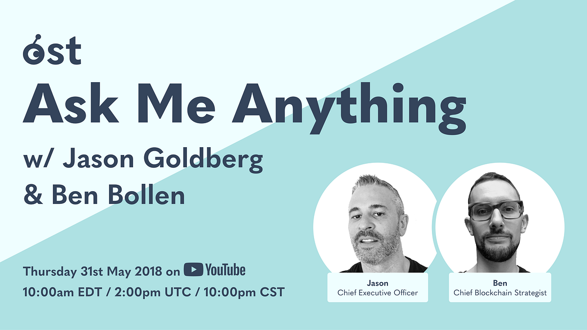 Save the Date: AMA with Jason Goldberg and Benjamin Bollen on 31 May ...