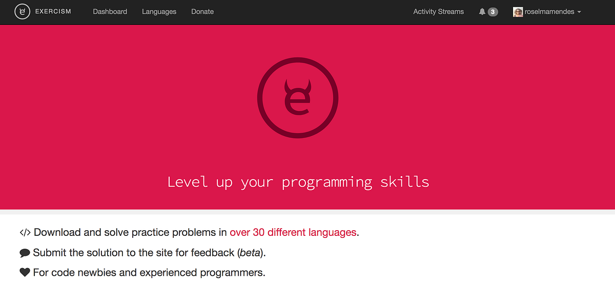 Exercism: praticando programação. O exercism.io é “para pessoas… | by ...