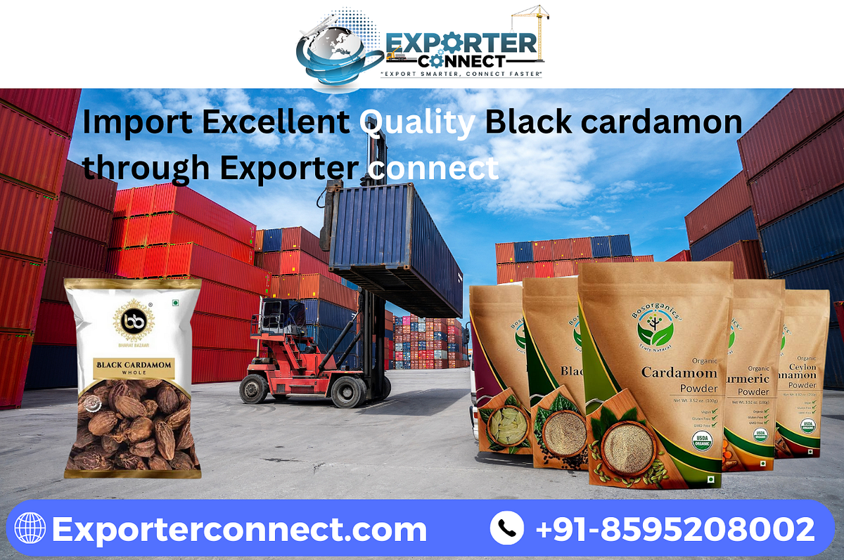 Black cardamom Exporter and Manufacturer | by Exporter Connect® -Online ...