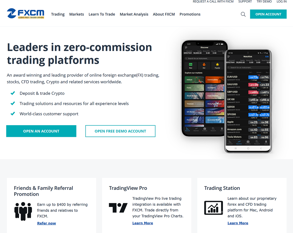 FXCM Review 2024: A Reputable Broker with Top-Tier Platforms and ...