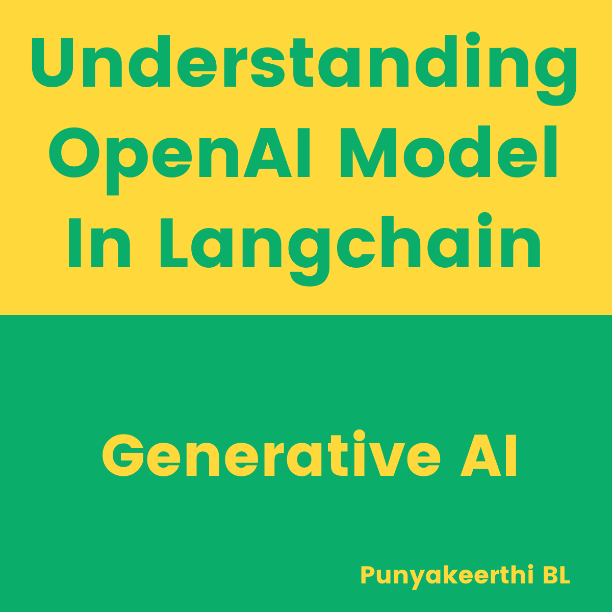 Understanding OpenAI Model In Langchain | by Punyakeerthi BL | Medium