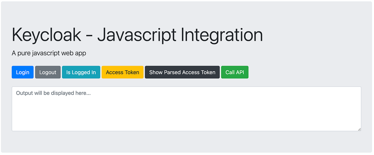 Securing a JavaScript App Using Keycloak | by Nishada Liyanage | Medium