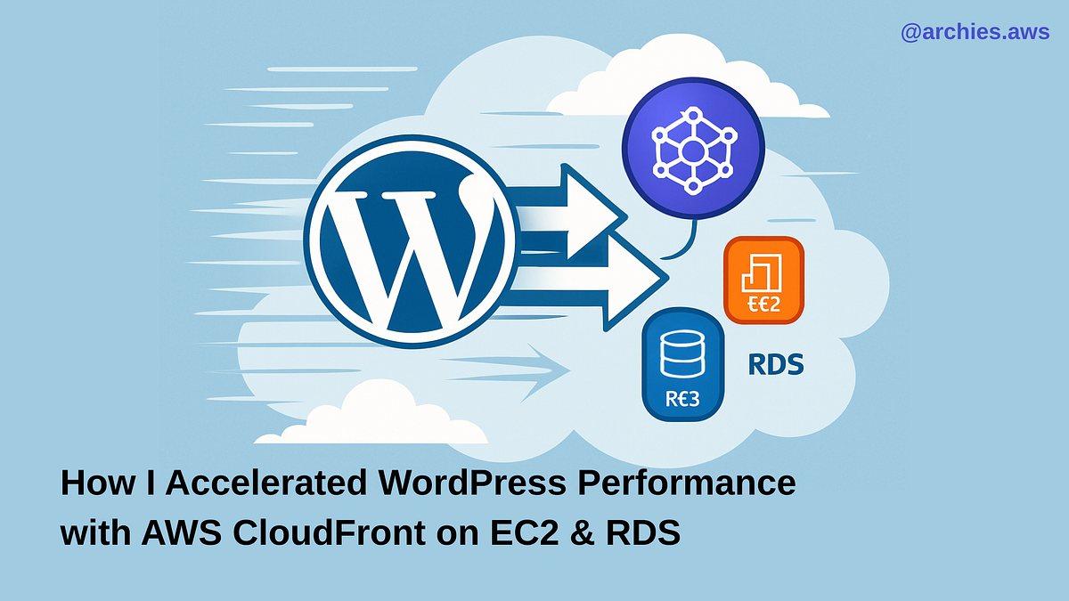 How I Accelerated WordPress Performance with AWS CloudFront on EC2 & RDS | By Archies Gurav | by ...