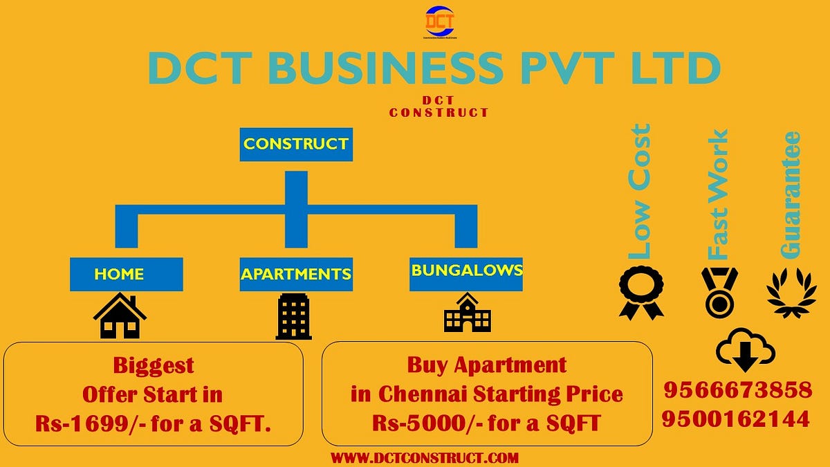 Construct Your Home or Apartments in Chennai — DCT Construction offers ...