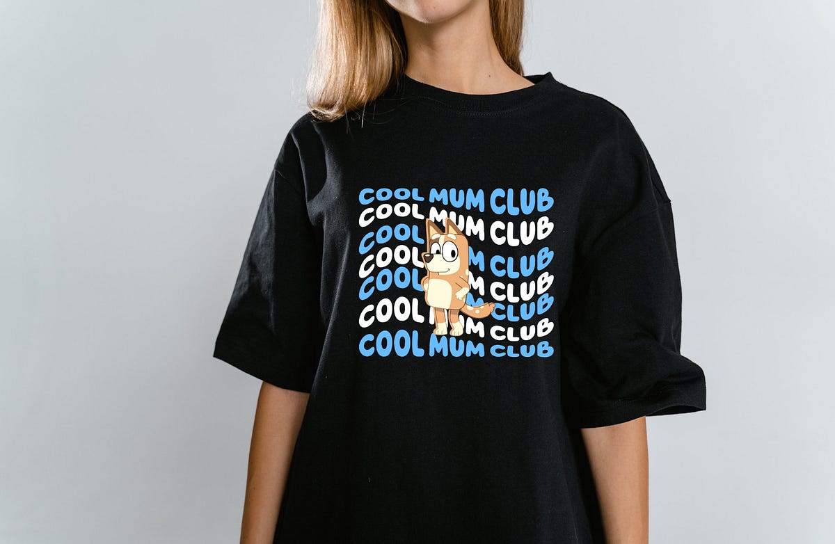 Cool Mum Bluey Shirt Design | by Matthew Doss | Jul, 2024 | Medium