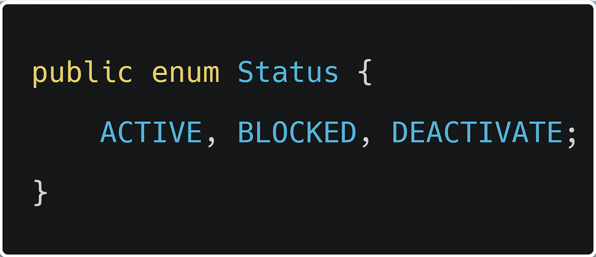 Sử dụng Enum trong JPA. Enum luôn được khuyên dùng và được sử… | by Luan Vu | Medium