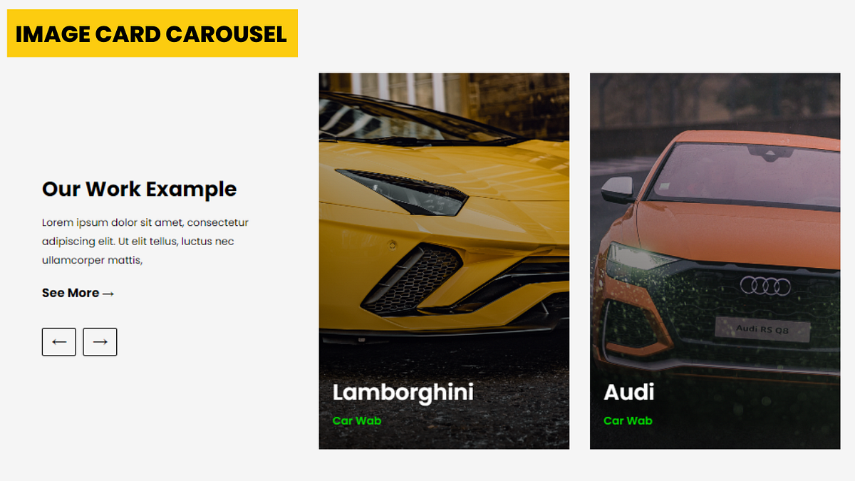 How to Create an Image Box Card Carousel with Text Overlay in WordPress | by Mohammad Omayer ...