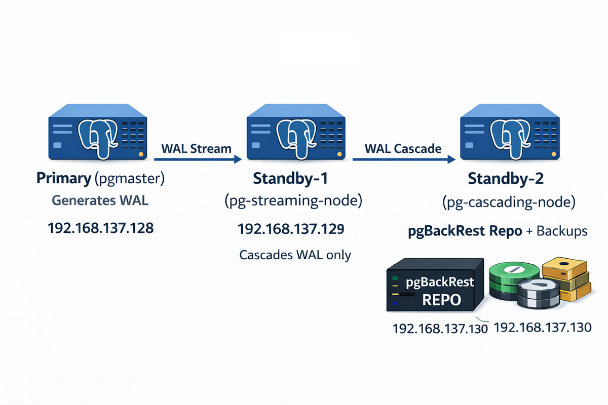 How to Set Up pgBackRest for Cascading PostgreSQL Replication ...