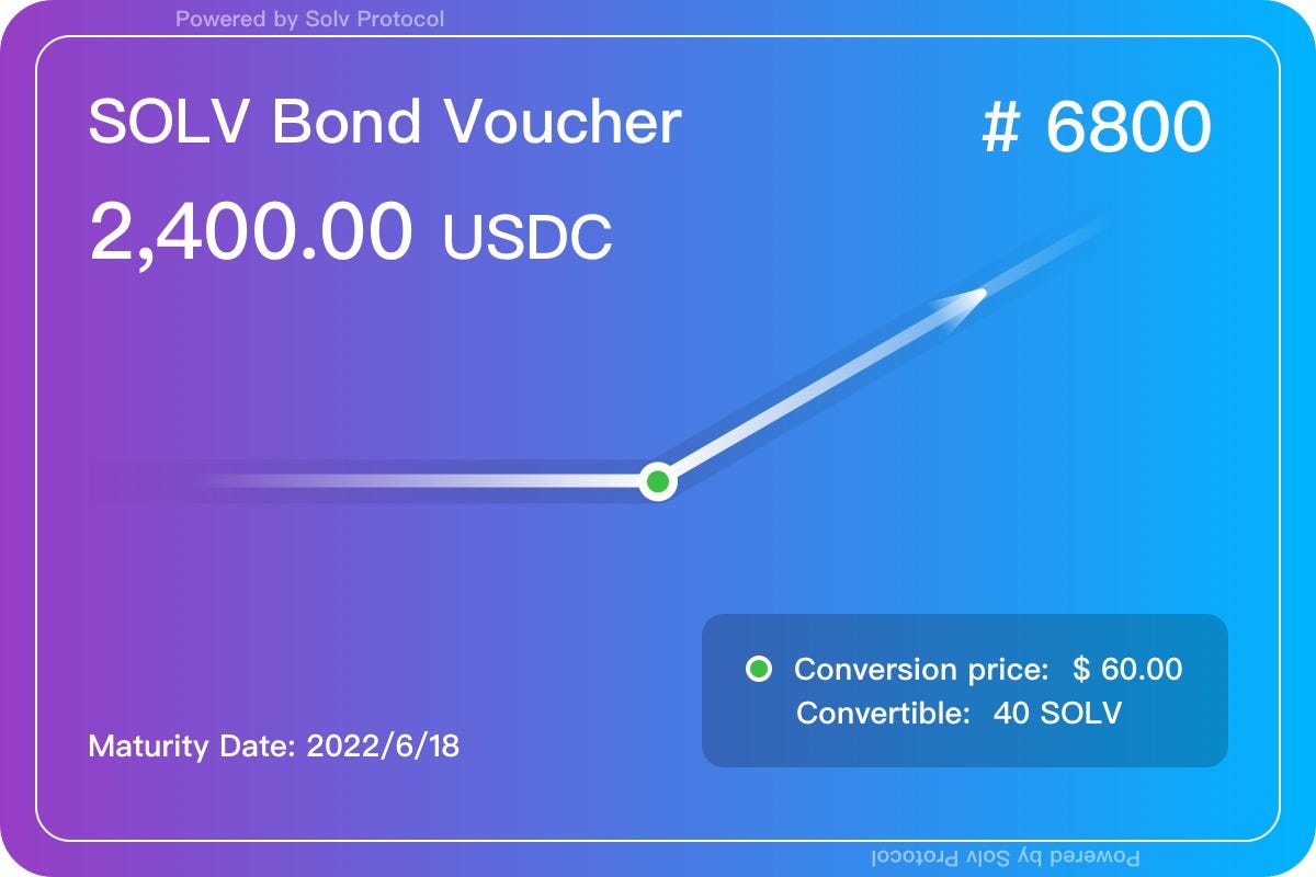 Introducing Bond Voucher (Now Convertible Bond) | by Ryan Chow | Solv ...