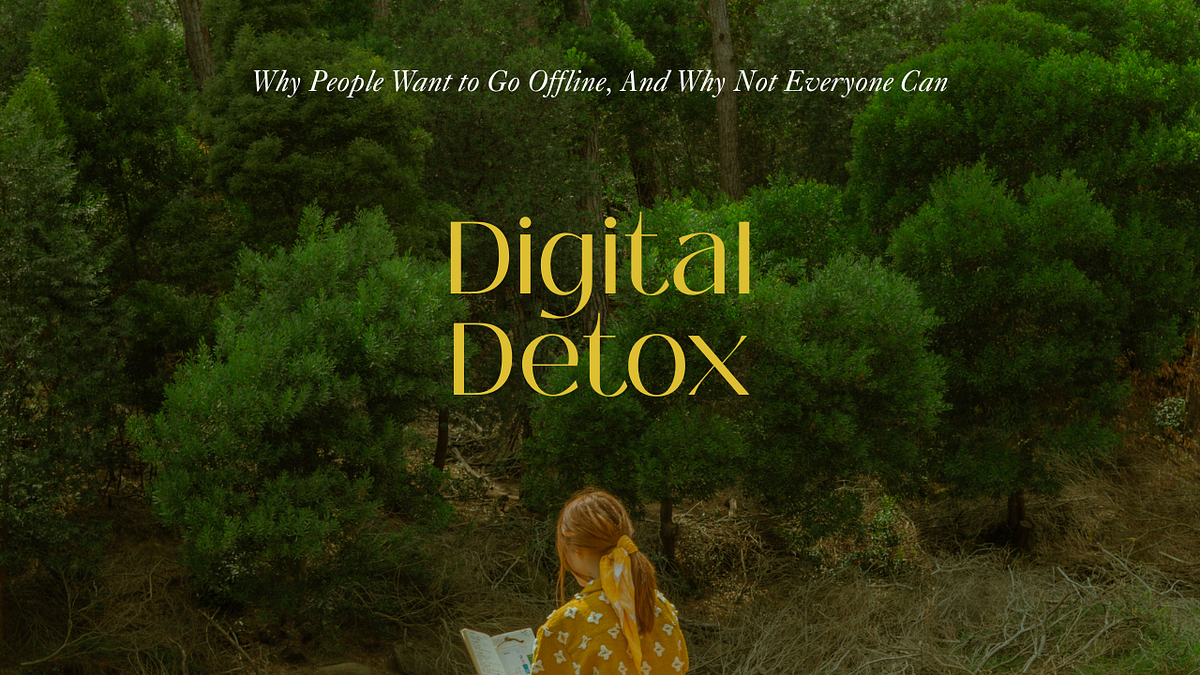 Going Offline Is Trending, But Not Everyone Can Afford It | by The Long ...