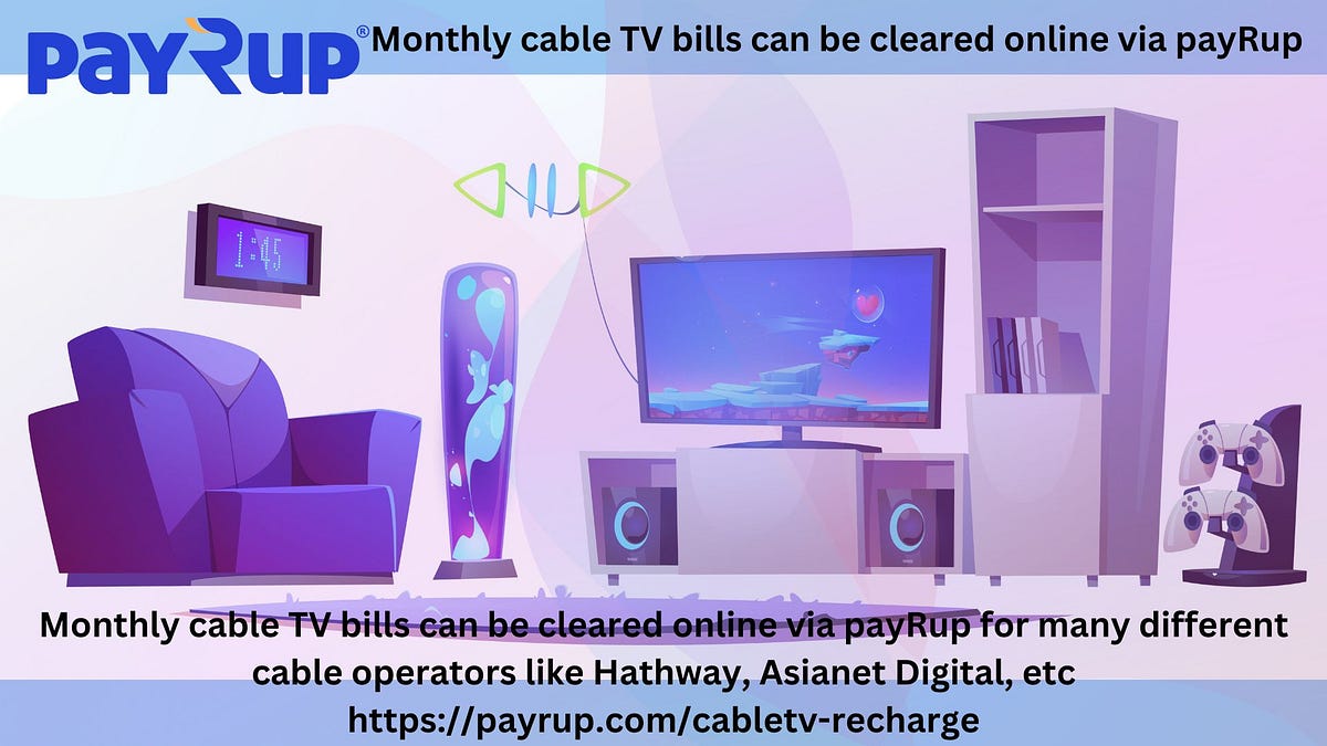 payRup website, goto the “More” option in the menu. And select “Cable ...