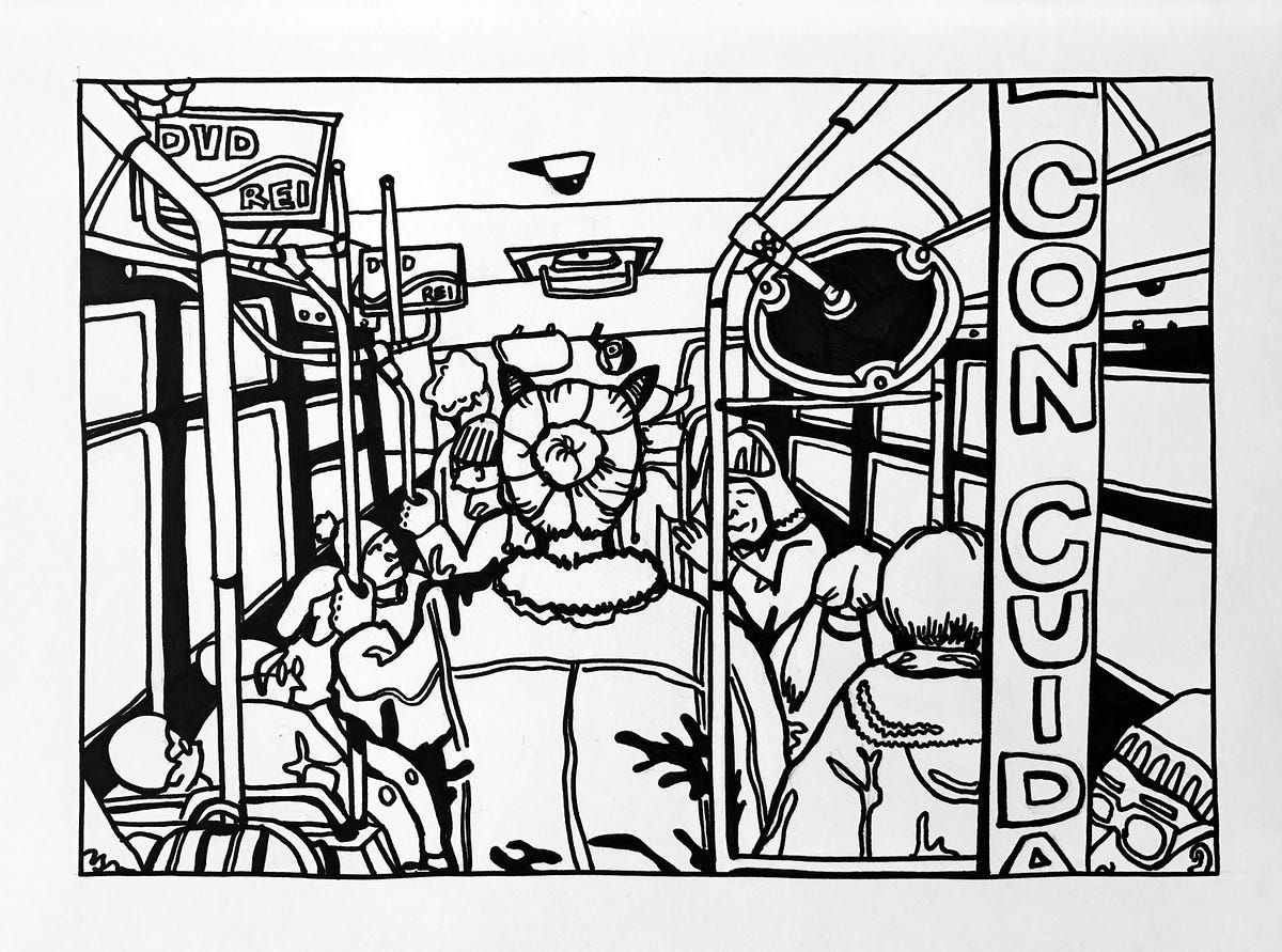When I close my eyes on the bus. When I close my eyes on the bus, I ...