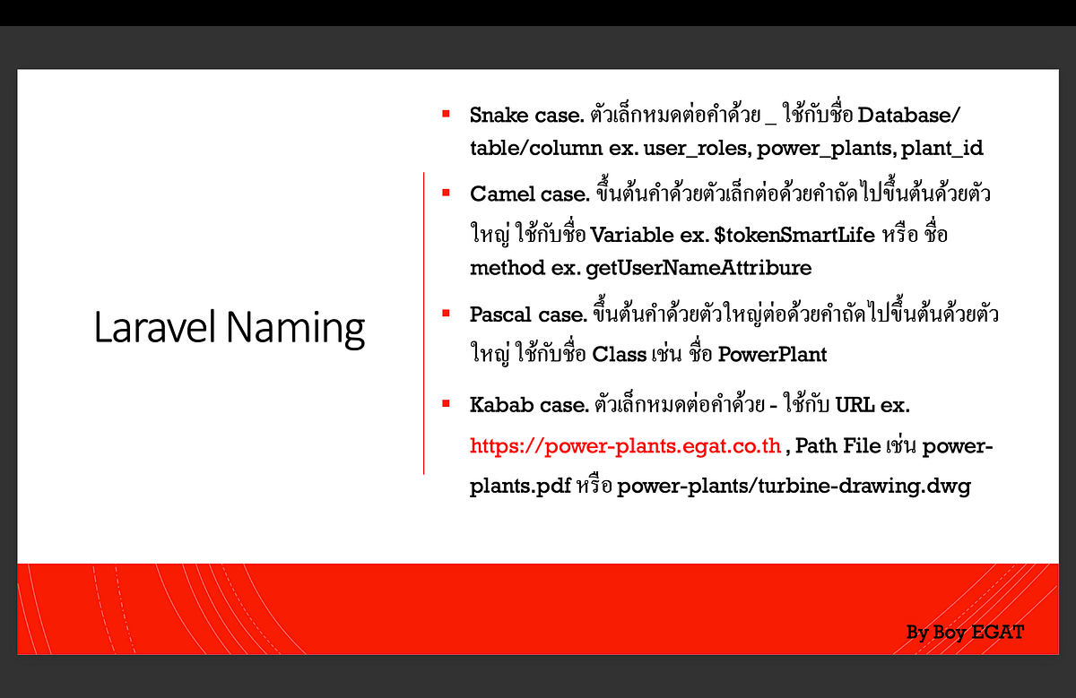 Laravel Naming - BoyThanakorn - Medium