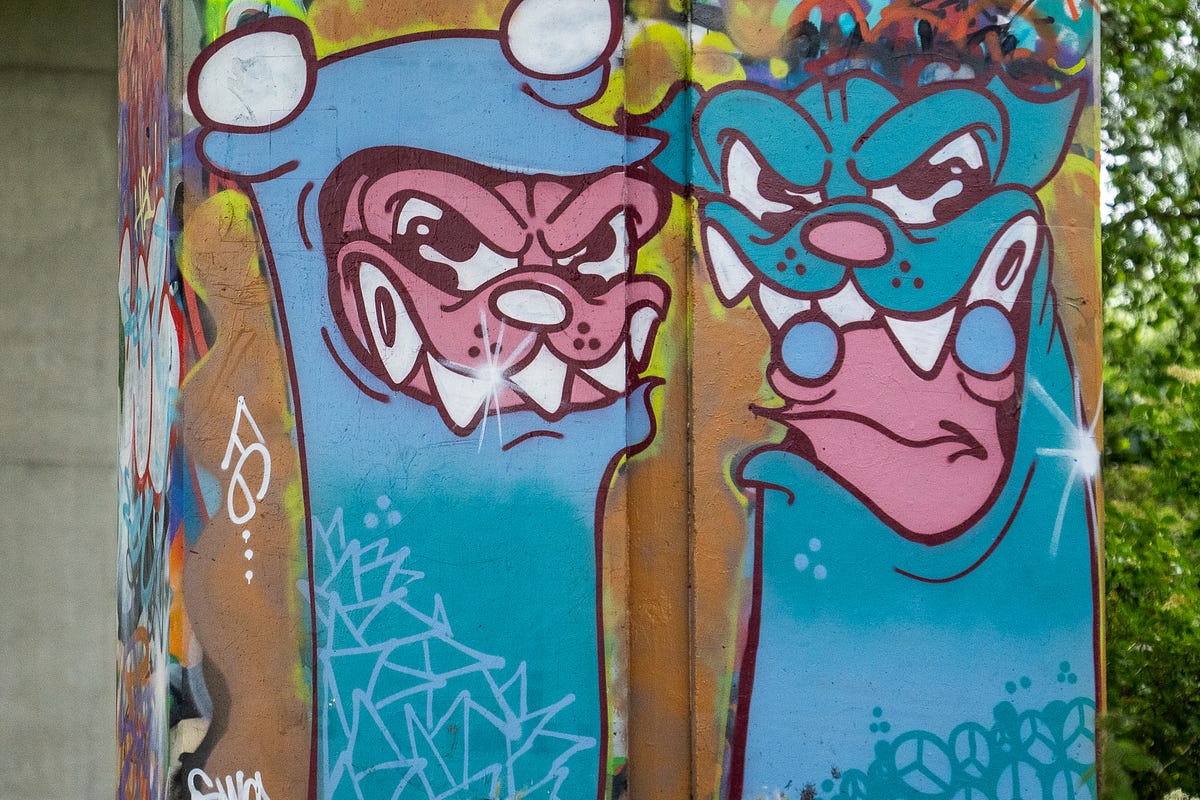 Pillars of the Community. Graffiti: is it vandalism or an… | by Que ...
