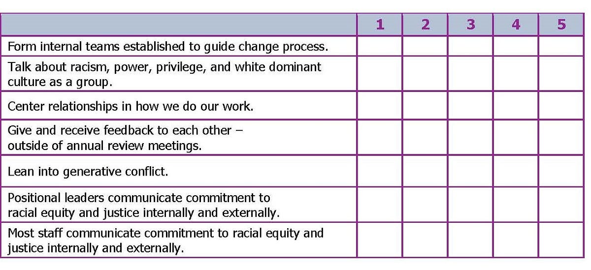 Before, During, and After: A Racial Equity Organizational Assessment ...