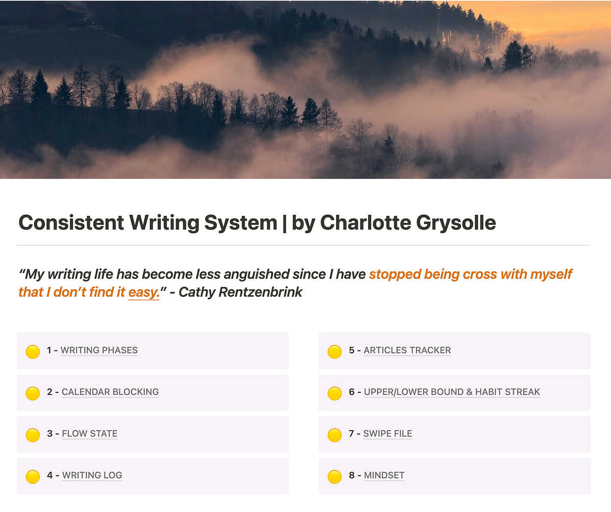 Free Guide: A Consistent Writing System | by Charlotte Grysolle | Medium