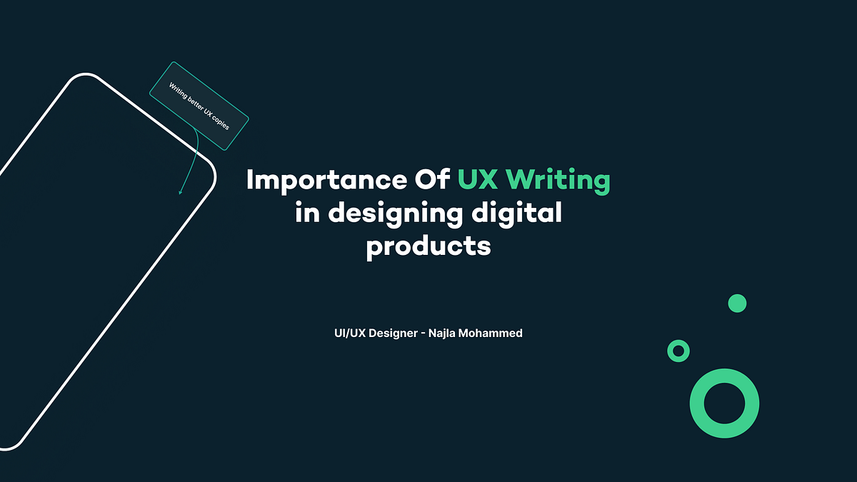Does UX Writing Make an Impact?. The Power of Tone in Digital Design ...