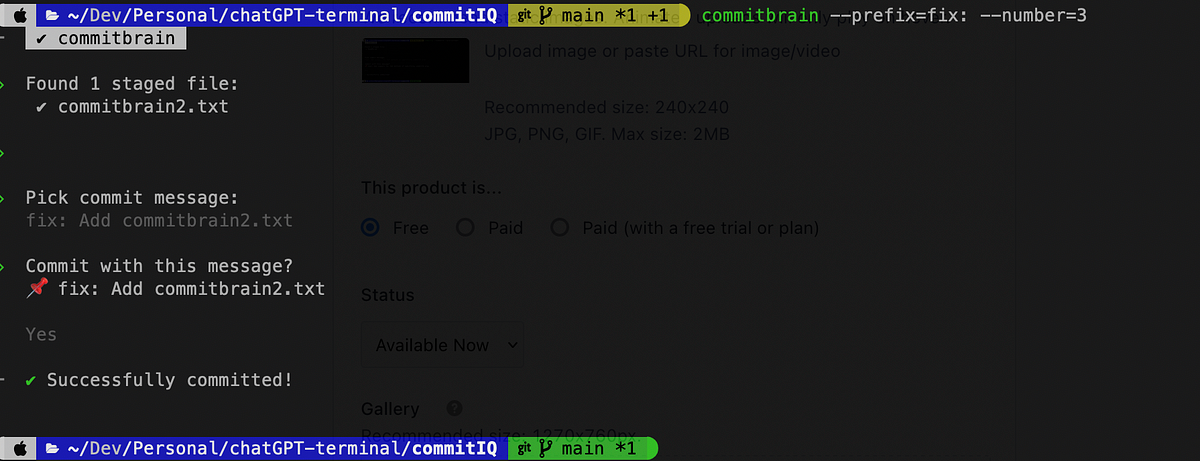 Improve Your Commit Messages With Commitbrain The Ai Powered Command Line Tool By Handi Medium