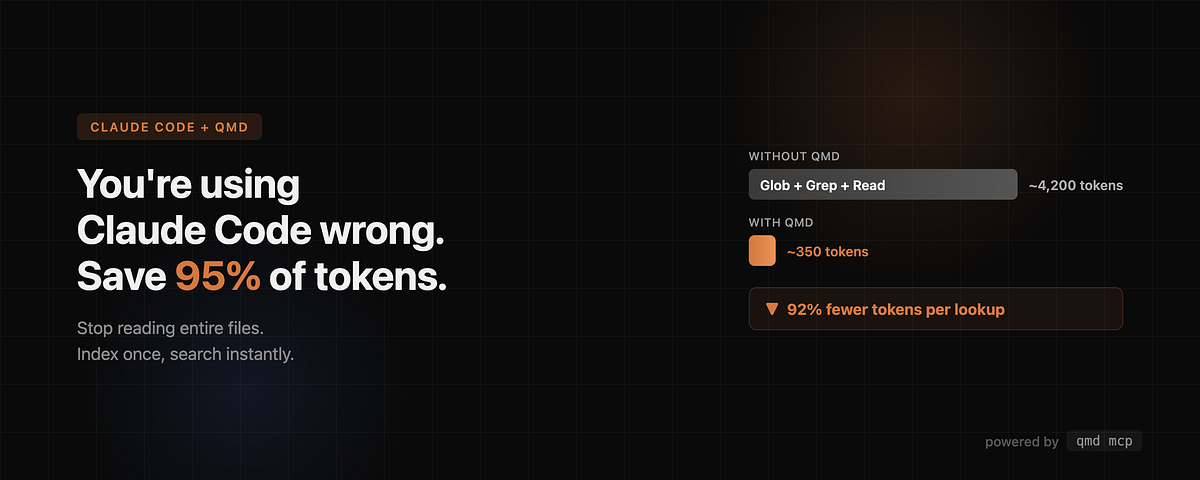 You’re using Claude Code wrong. Here’s How To save 95% of tokens. | by ...